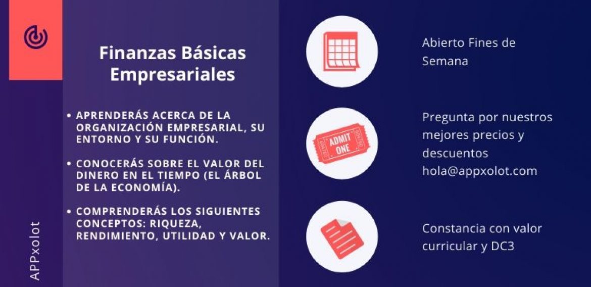 Curso finanzas básicas | Taller, Diplomado, Conferencia