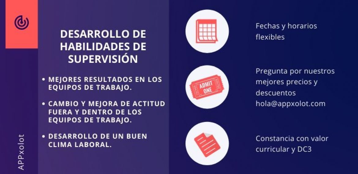 Desarrollo de habilidades de supervisión | Taller, Diplomado, Conferencia